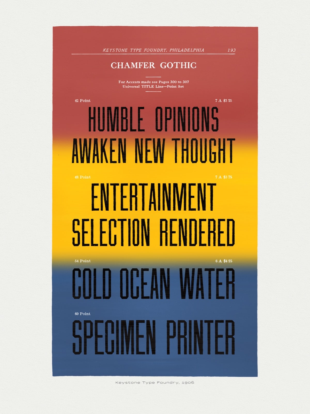 Sans »Show Letters« Prints by Mota Italic